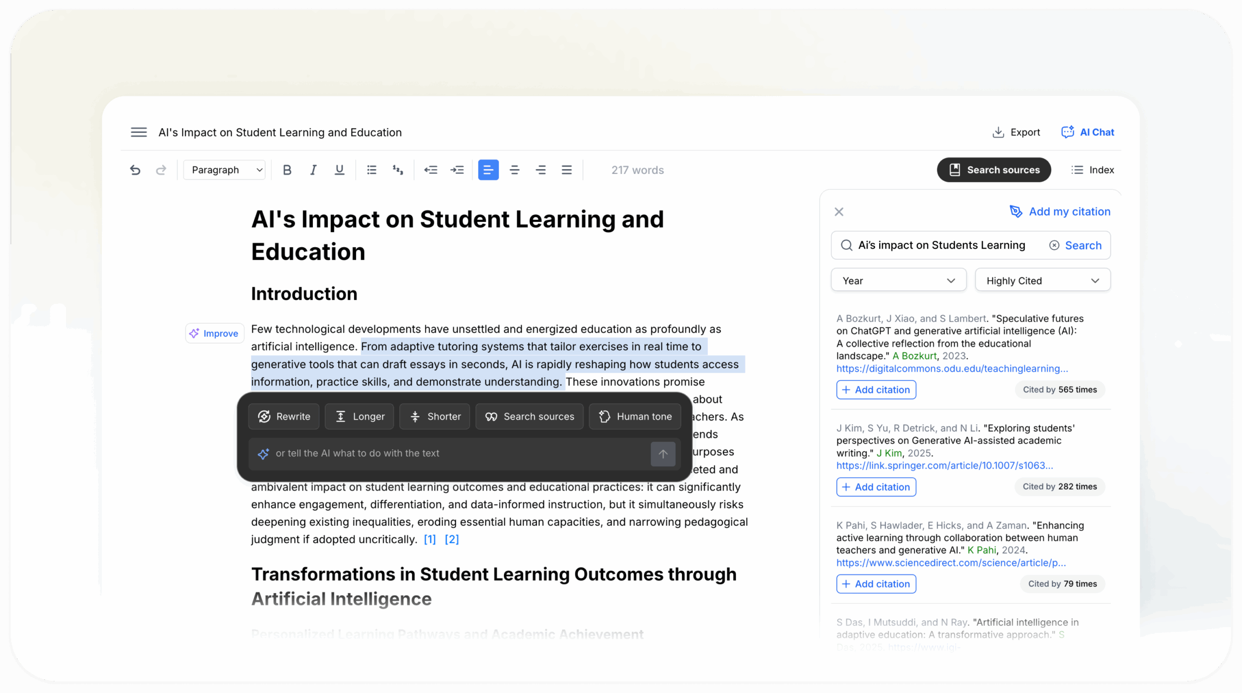 Aithor | Your AI assistant for essays & research papers – AI assistant ...